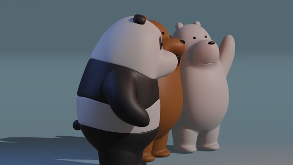 Bears 3D model - TurboSquid 2046129