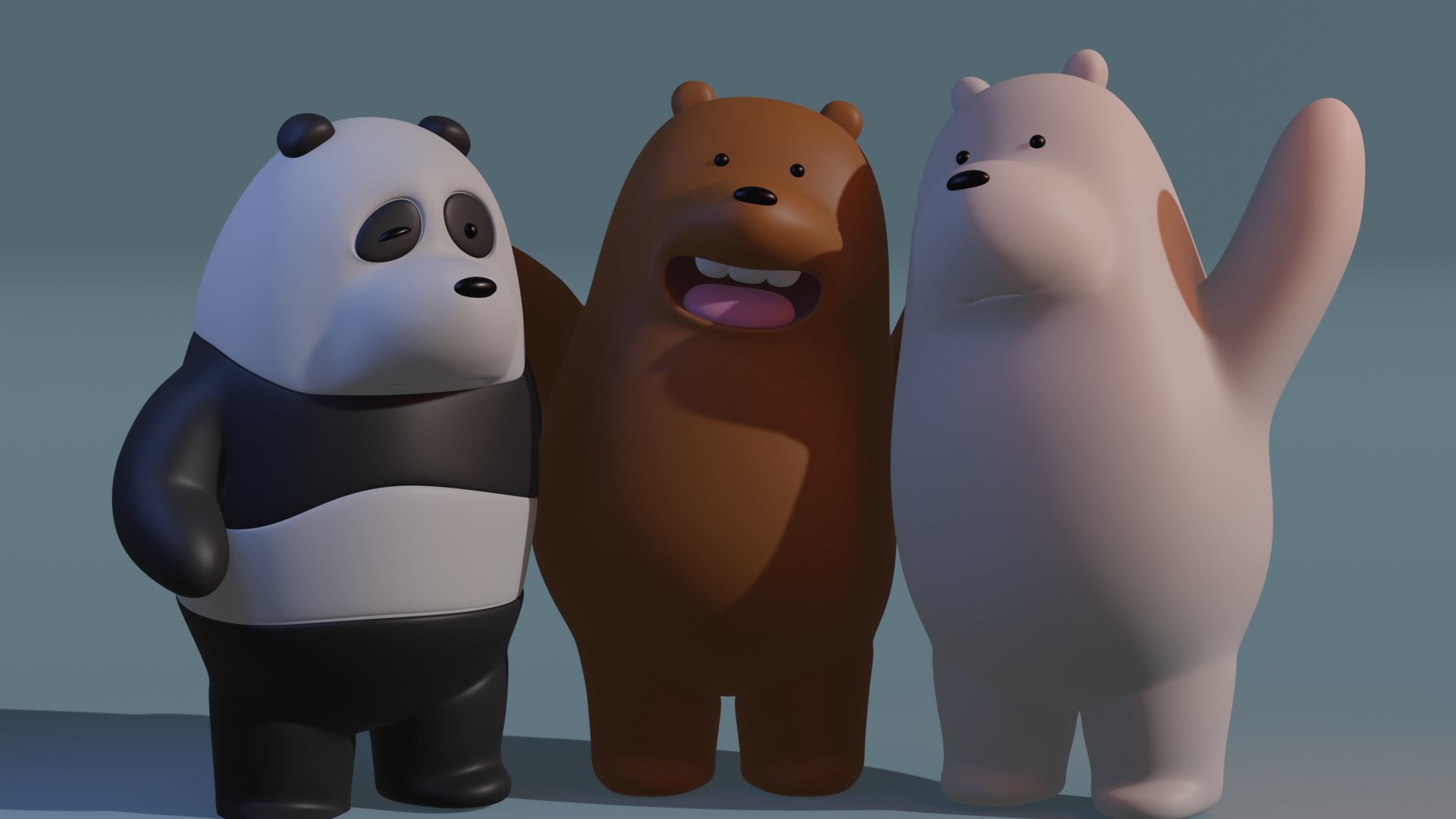 Bears 3D model - TurboSquid 2046129