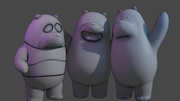 Bears 3D model - TurboSquid 2046129