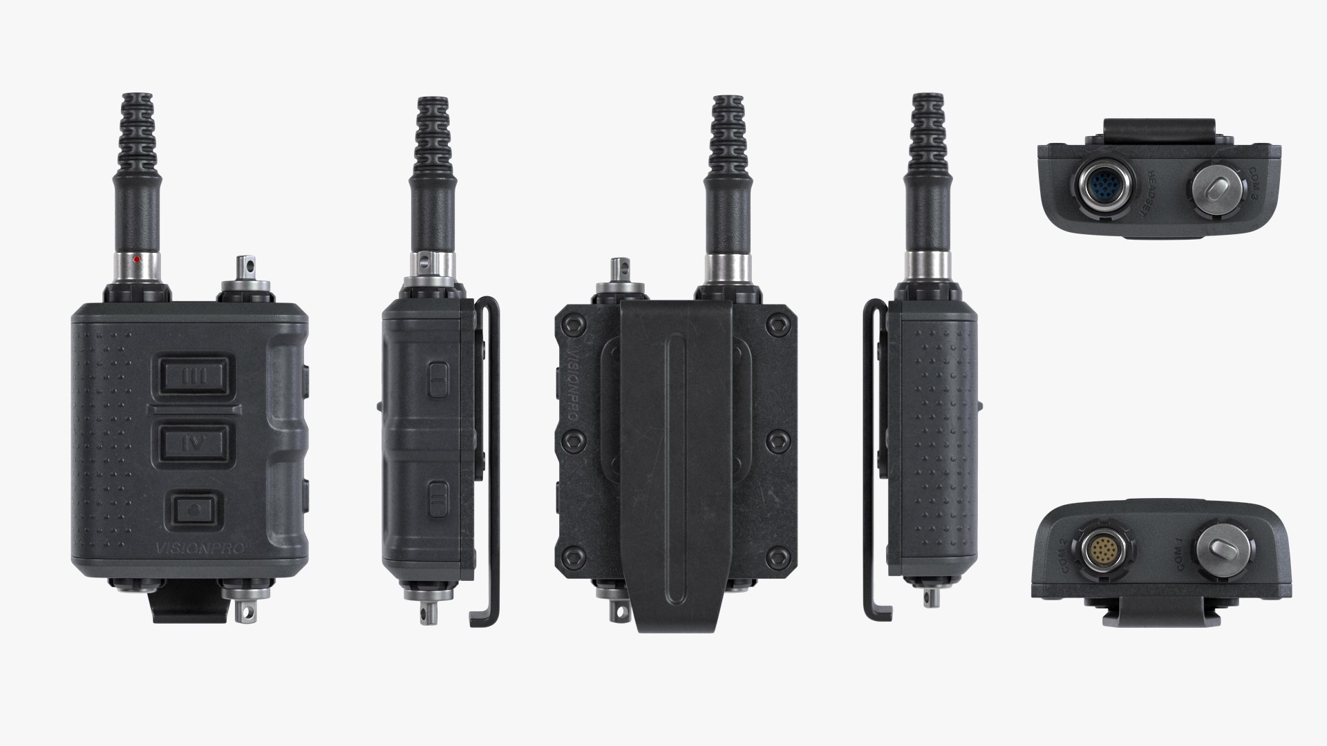 3D Police Radio With Push To Talk - TurboSquid 2406746