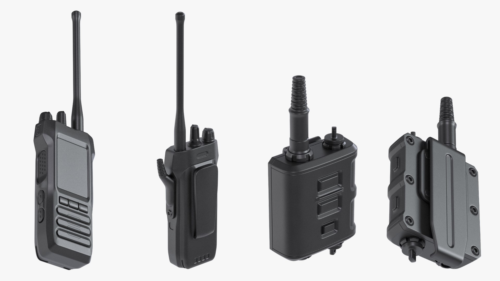 3D Police Radio With Push To Talk - TurboSquid 2406746