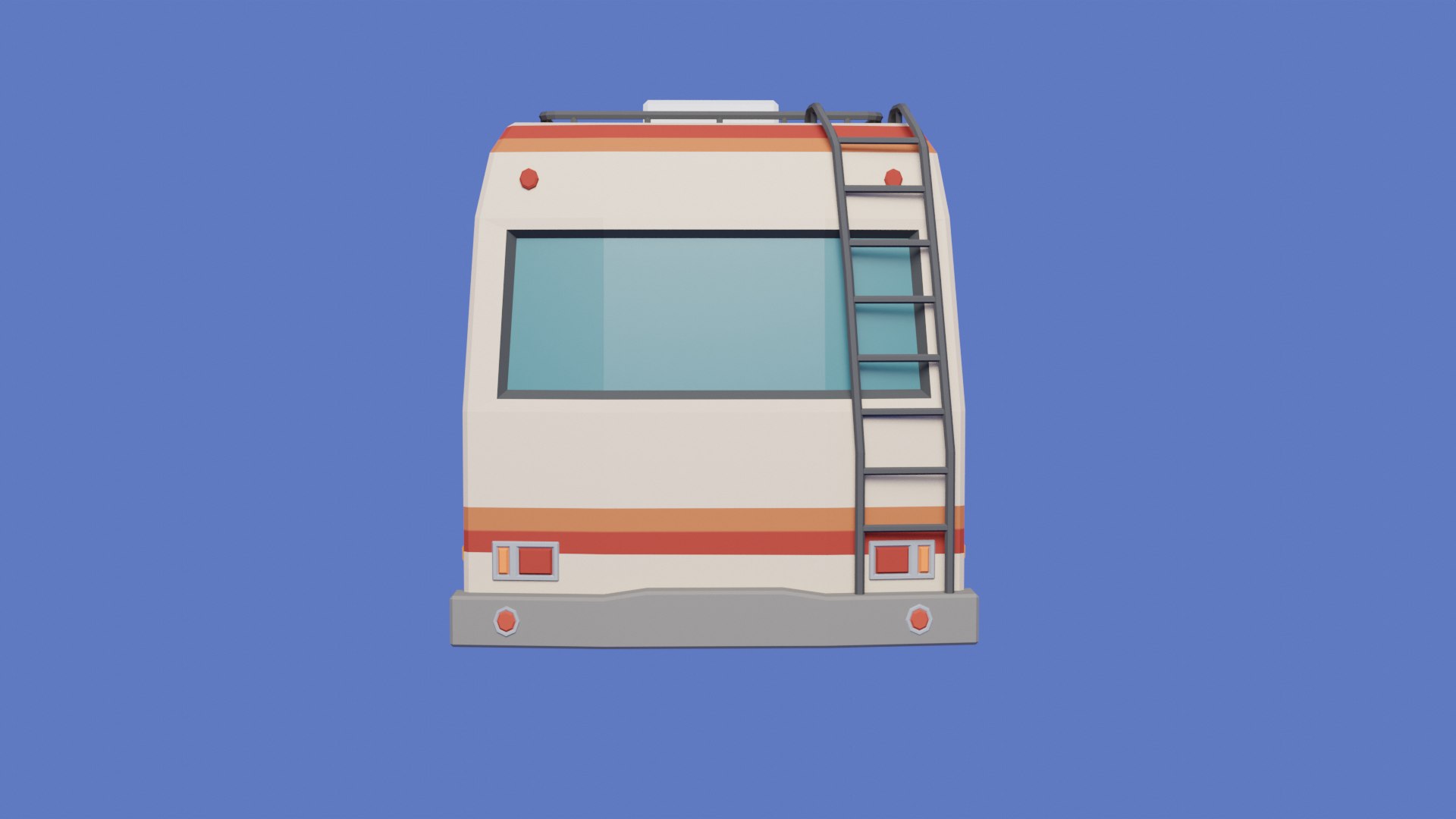 Low Poly Camper-Van 3D Model - TurboSquid 1740920