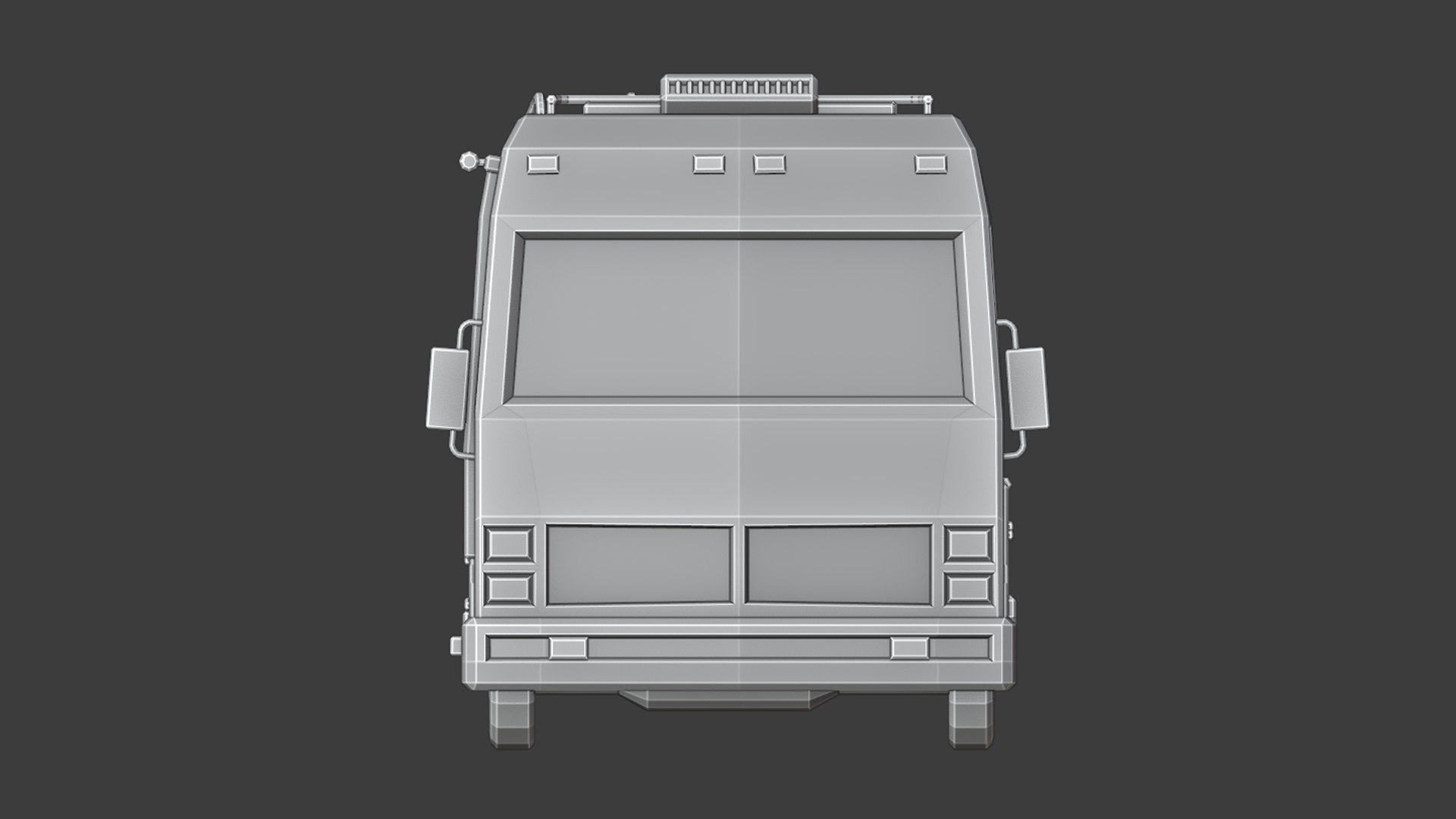 Low Poly Camper-Van 3D Model - TurboSquid 1740920