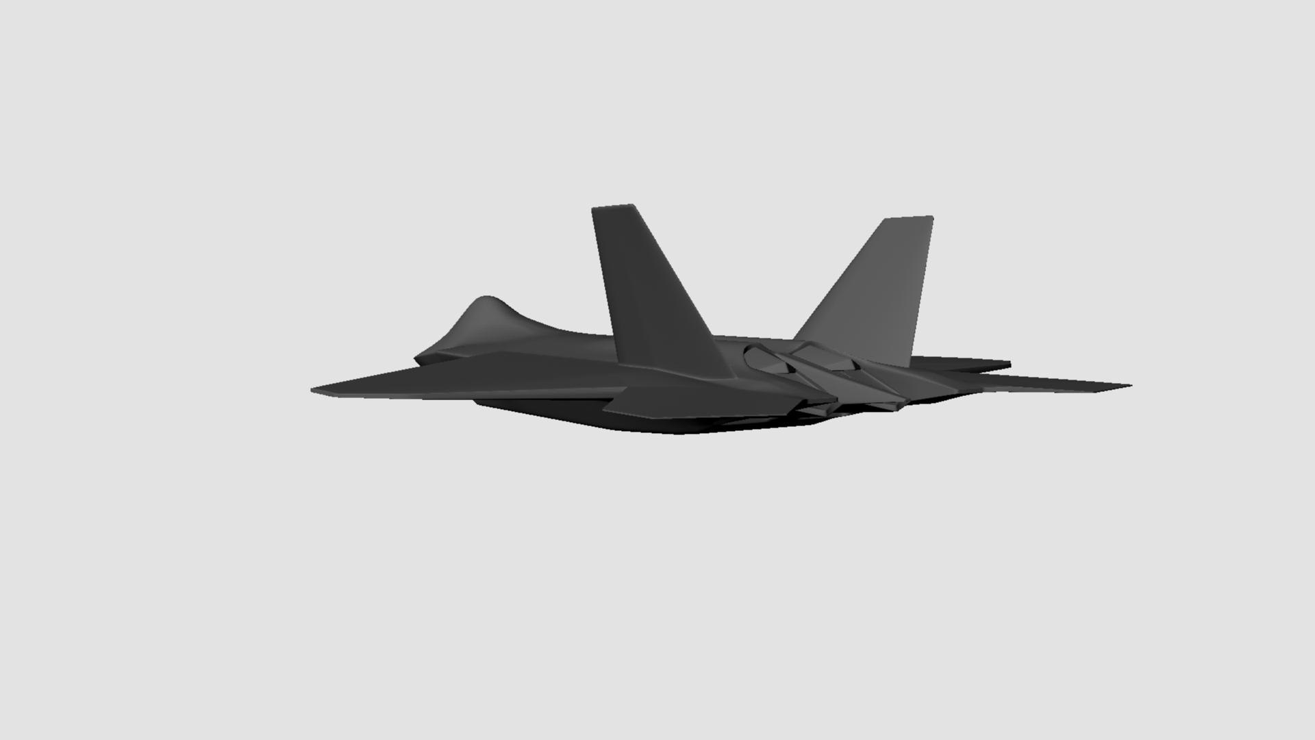 F22 Raptor Fighter Jet 3d Model