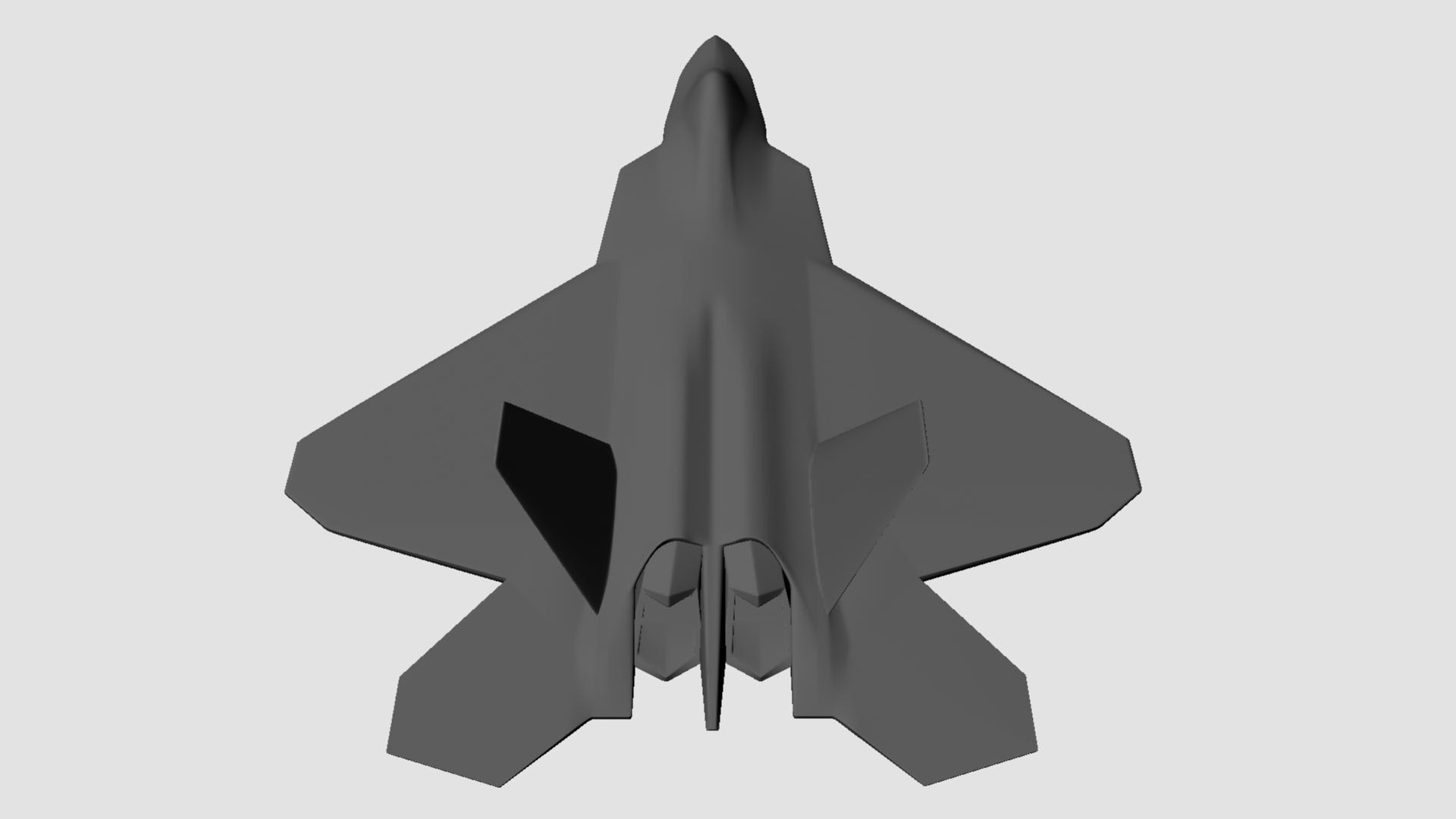 F22 Raptor Fighter Jet 3d Model