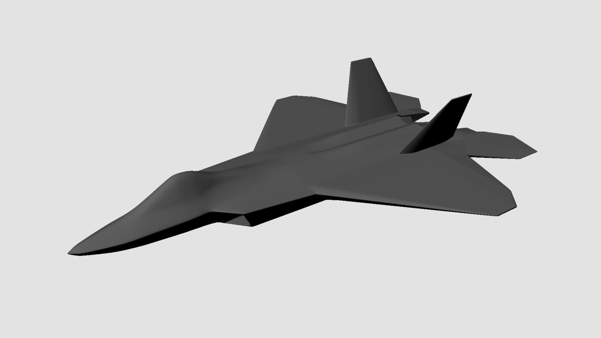 F22 Raptor Fighter Jet 3d Model