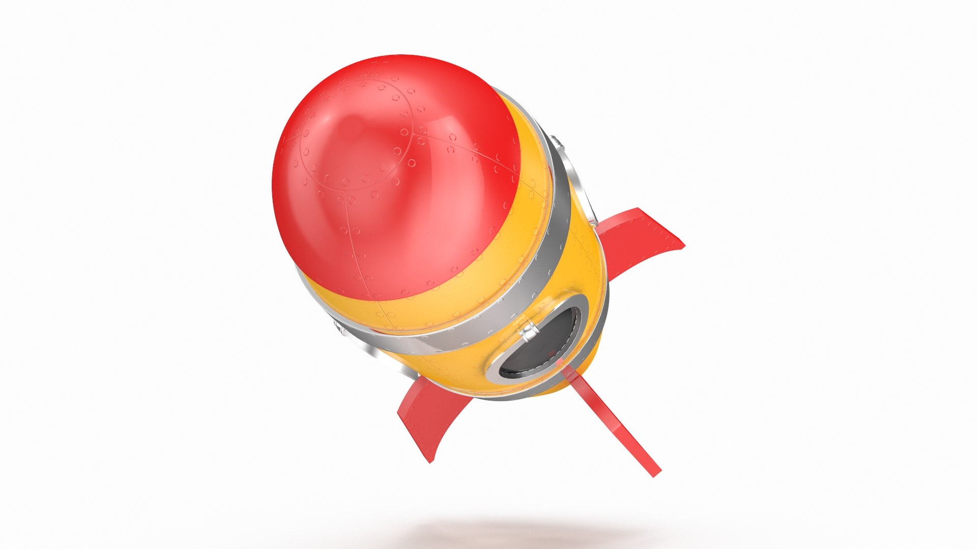 3D Cartoon Rocket - TurboSquid 1435560