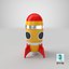 3D Cartoon Rocket - TurboSquid 1435560
