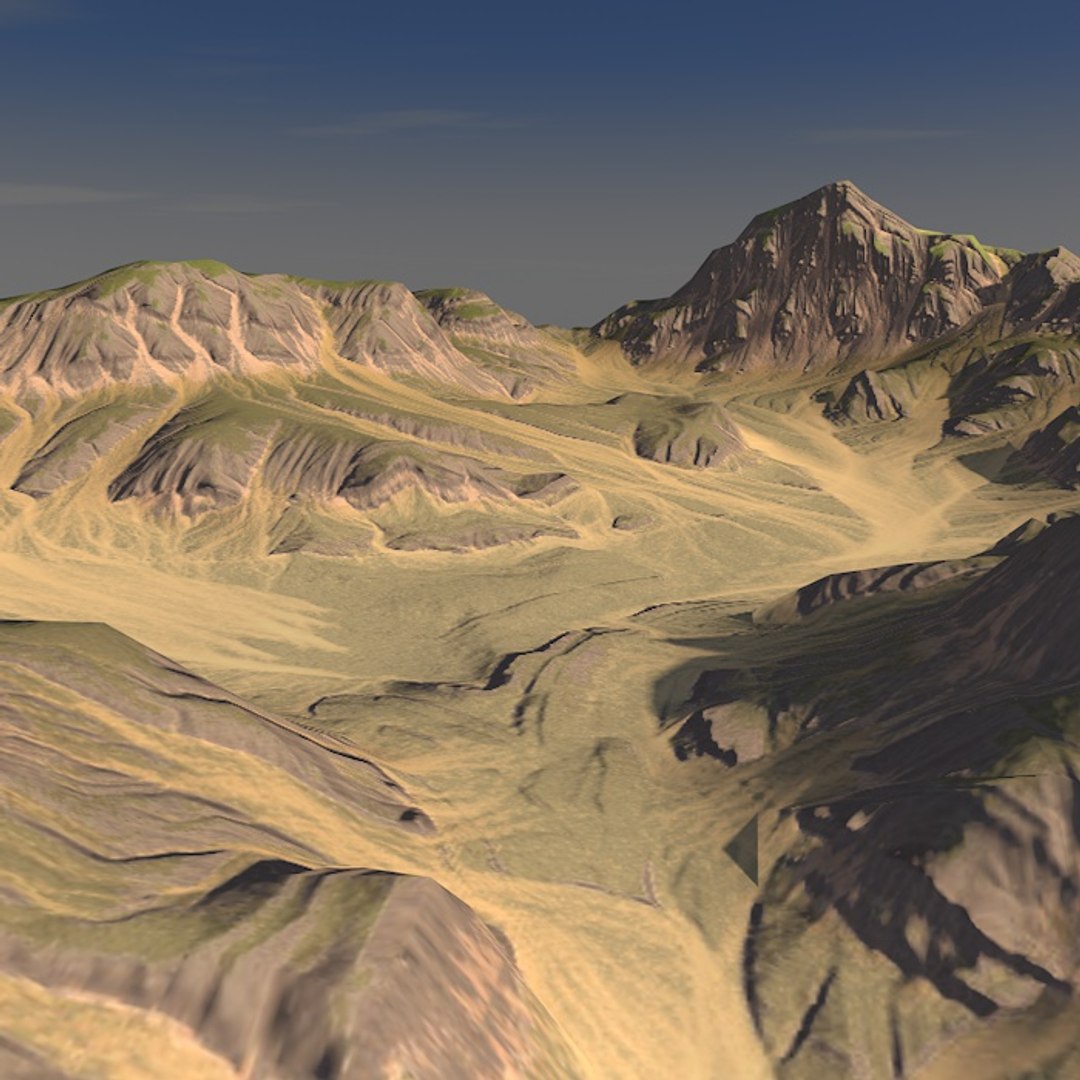 Maya Mountain Maps Terrain