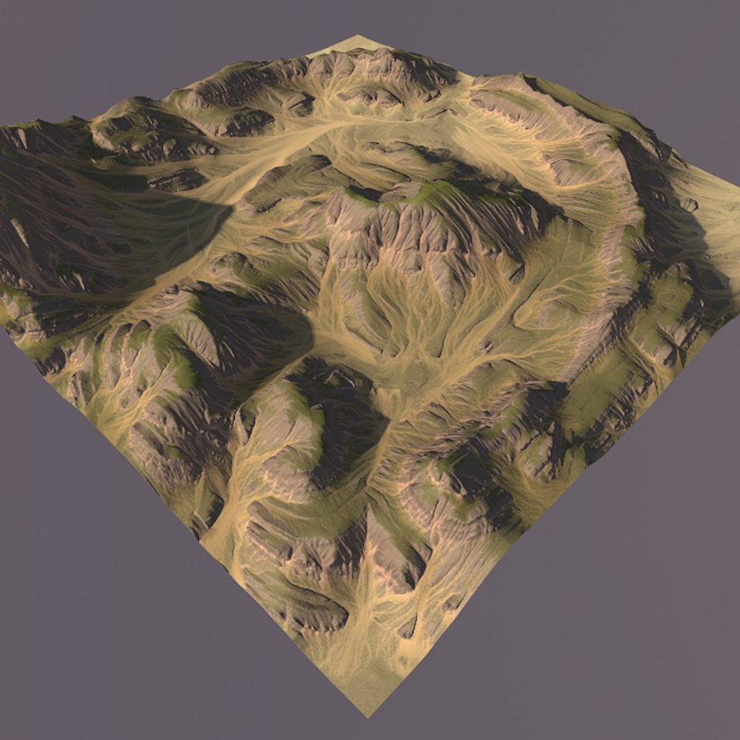 Maya Mountain Maps Terrain