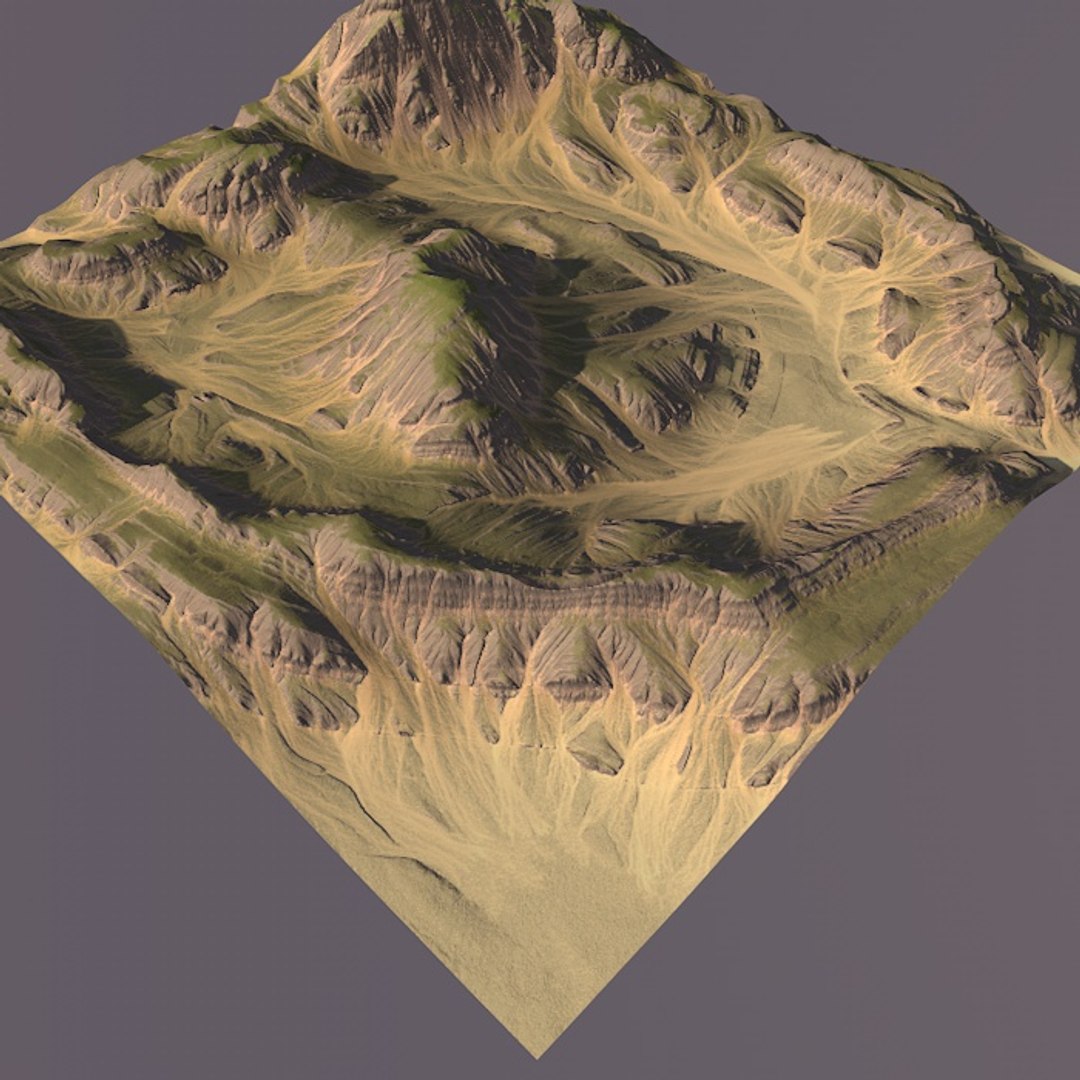 Maya Mountain Maps Terrain