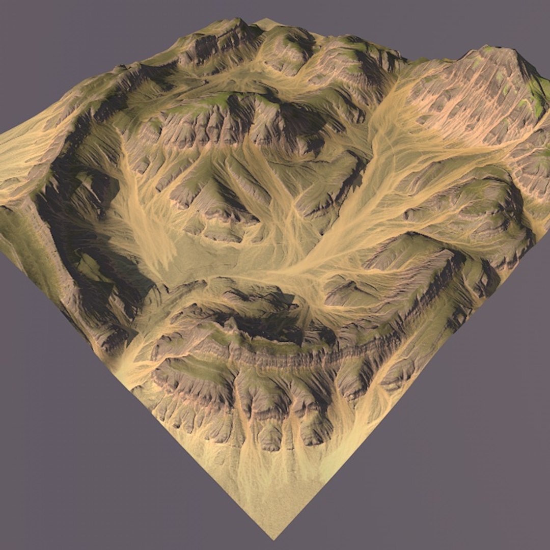 Maya Mountain Maps Terrain