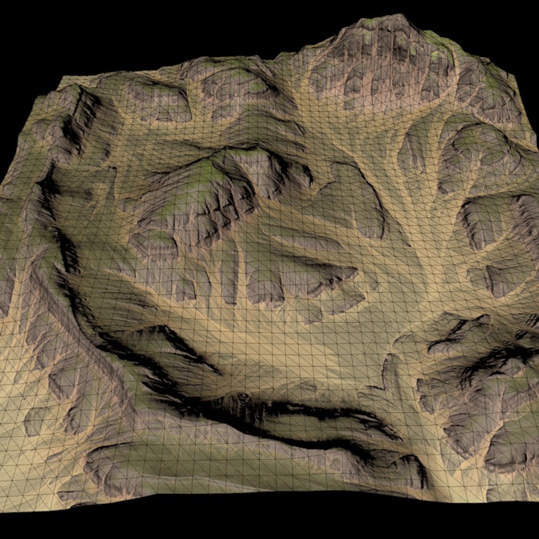 Maya Mountain Maps Terrain