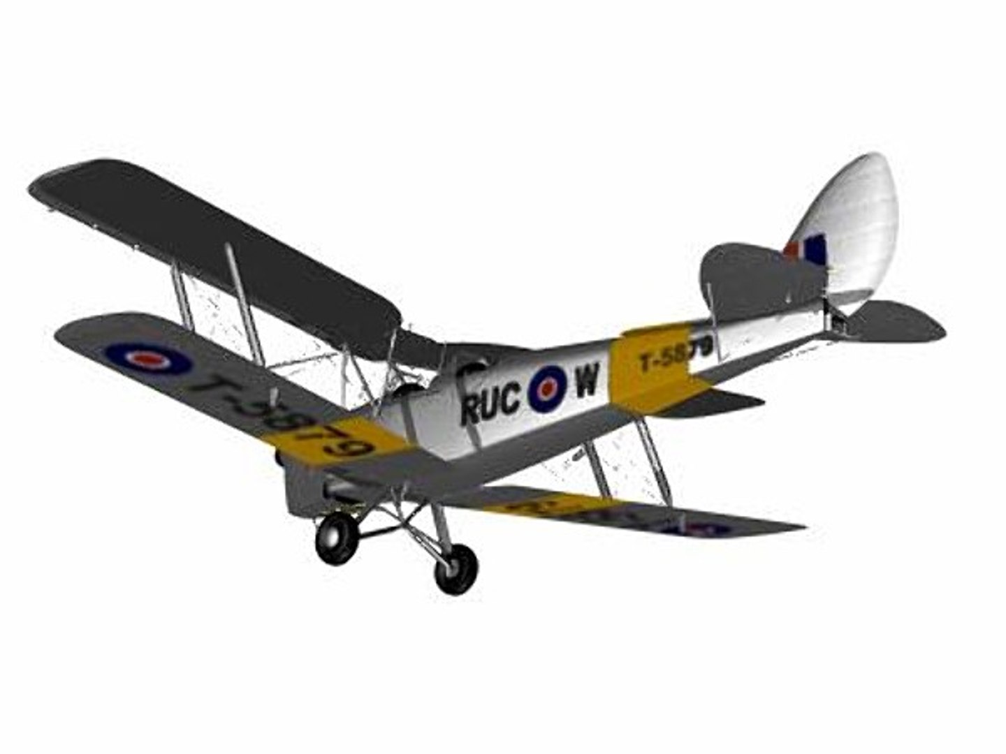 Tiger Moth Haviland 3d Model