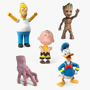 Download Free & Premium Movie And Television Character 3D Models ...