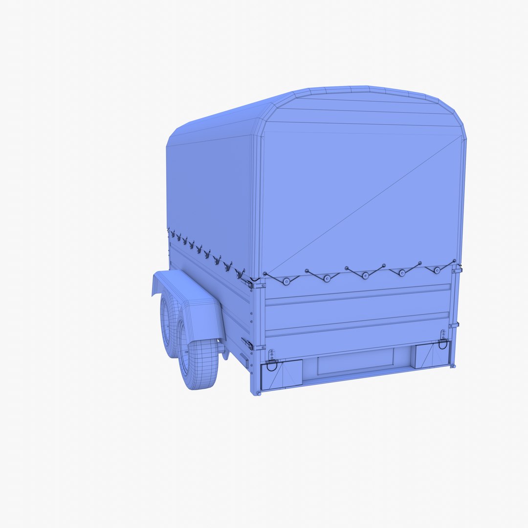 3D Cargo Trailer V5 - TurboSquid 2111773