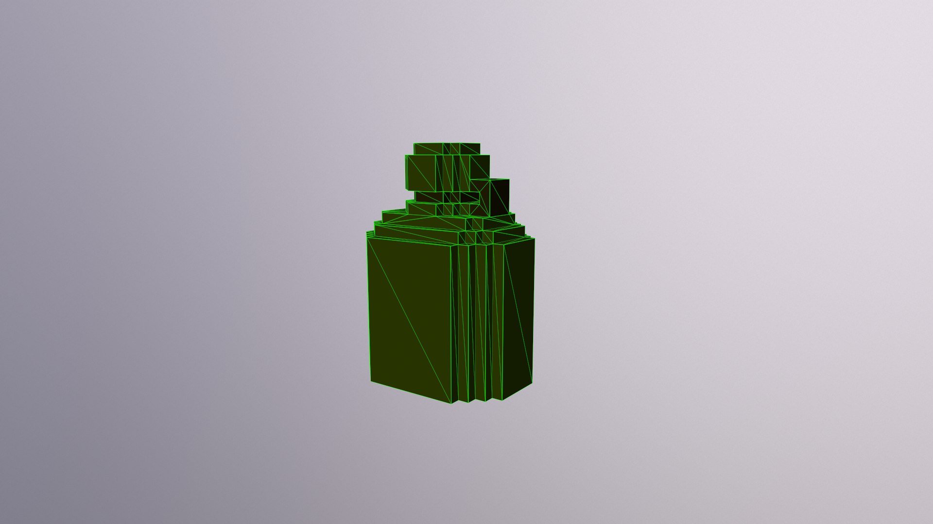 3D Canteen Voxel - TurboSquid 1847474