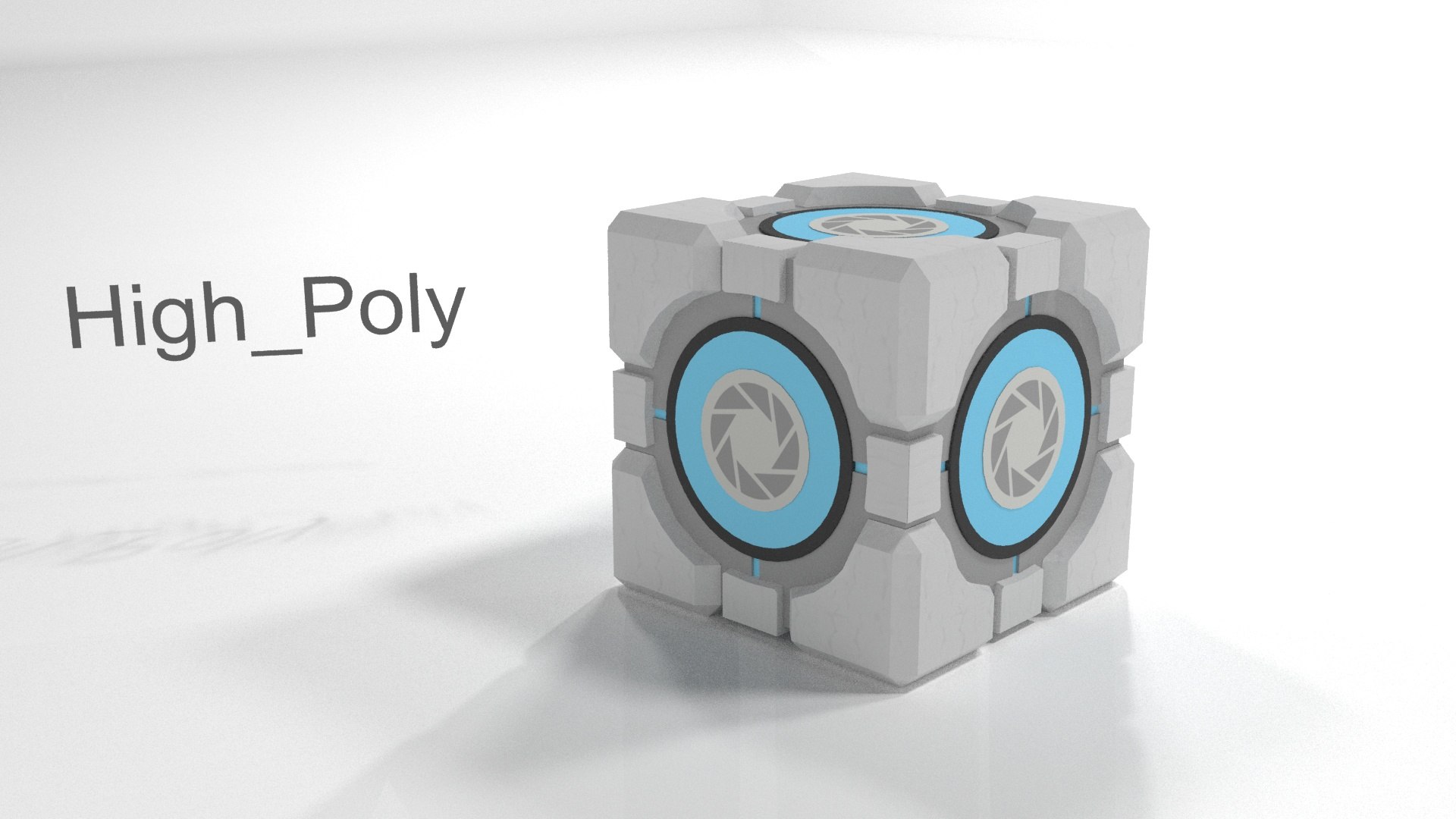 3D Portal Cubes - TurboSquid 2029971