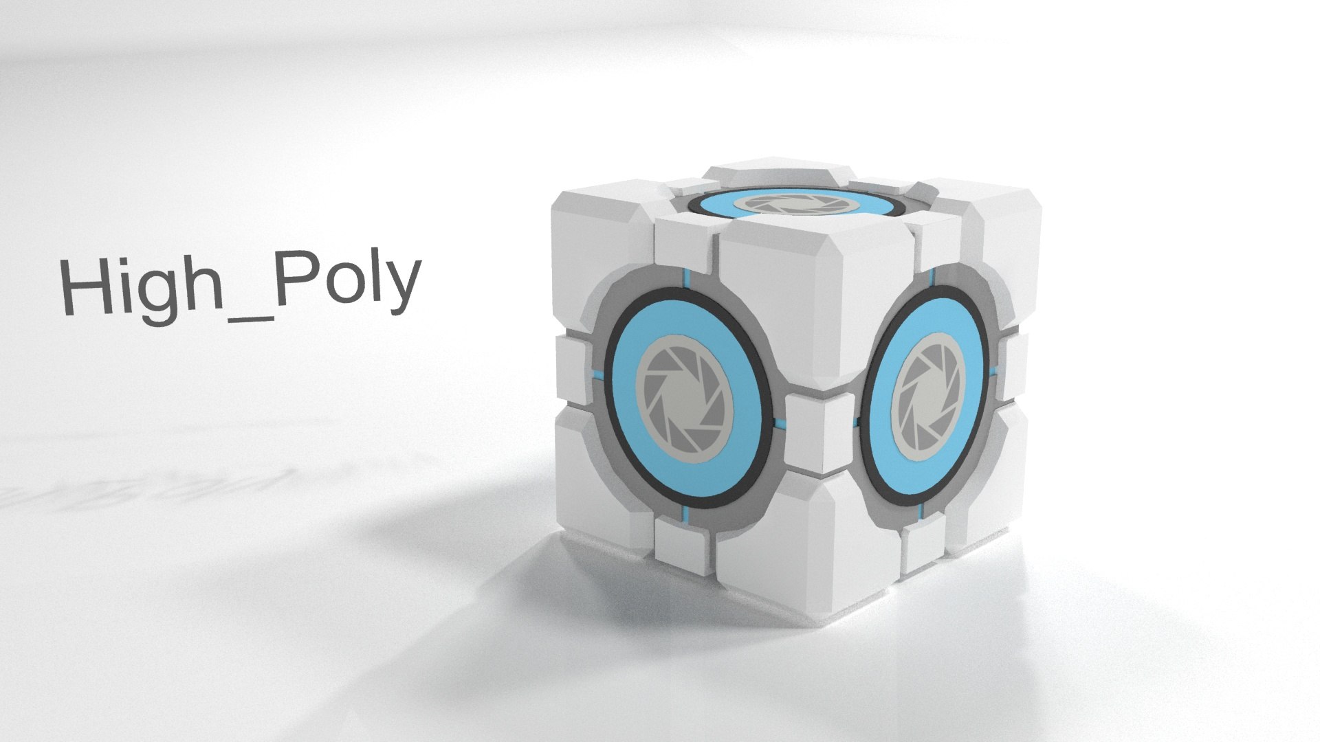 3D Portal Cubes - TurboSquid 2029971