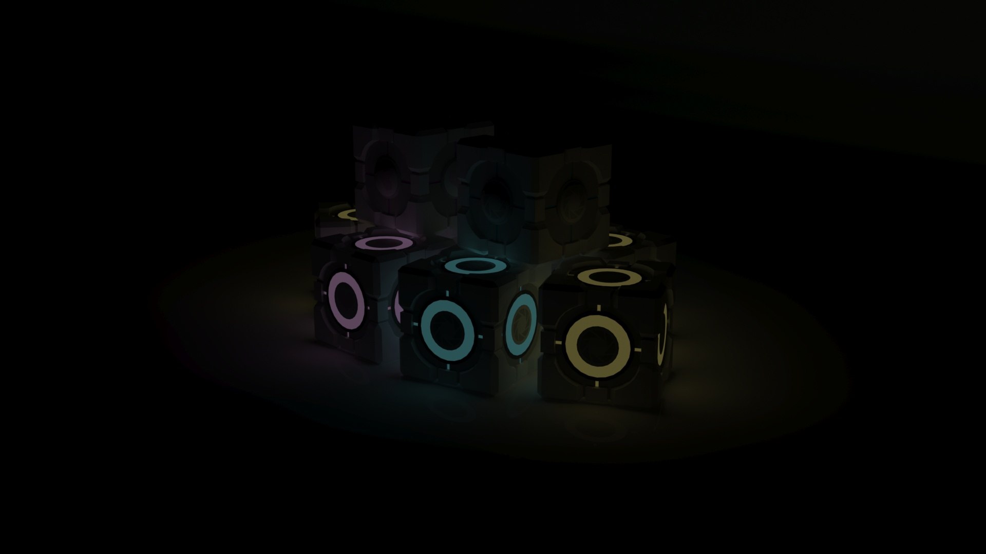 3D Portal Cubes - TurboSquid 2029971