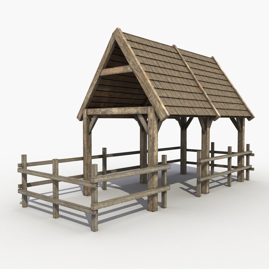 3d Pigsty Modeled Games Model
