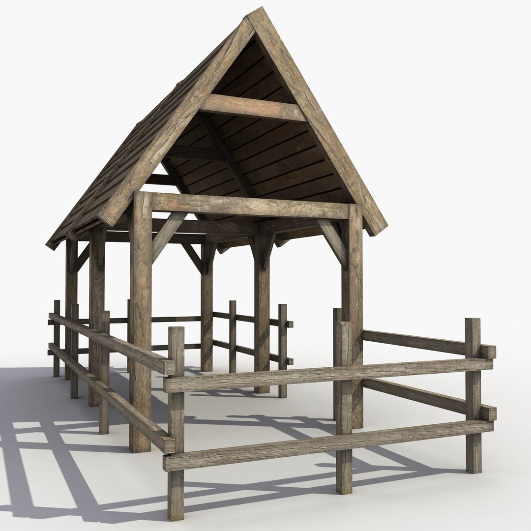 3d Pigsty Modeled Games Model
