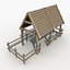 3d Pigsty Modeled Games Model
