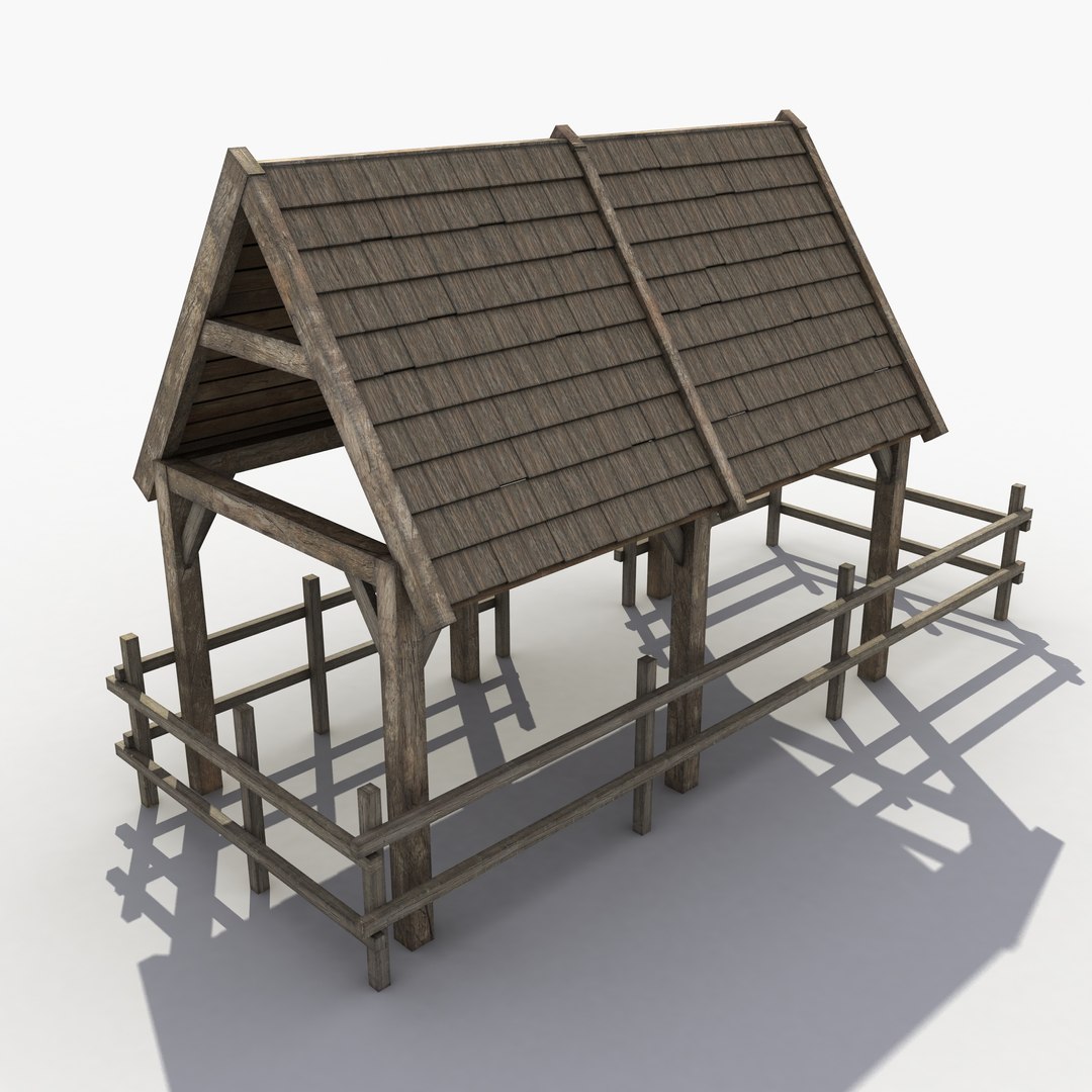 3d Pigsty Modeled Games Model