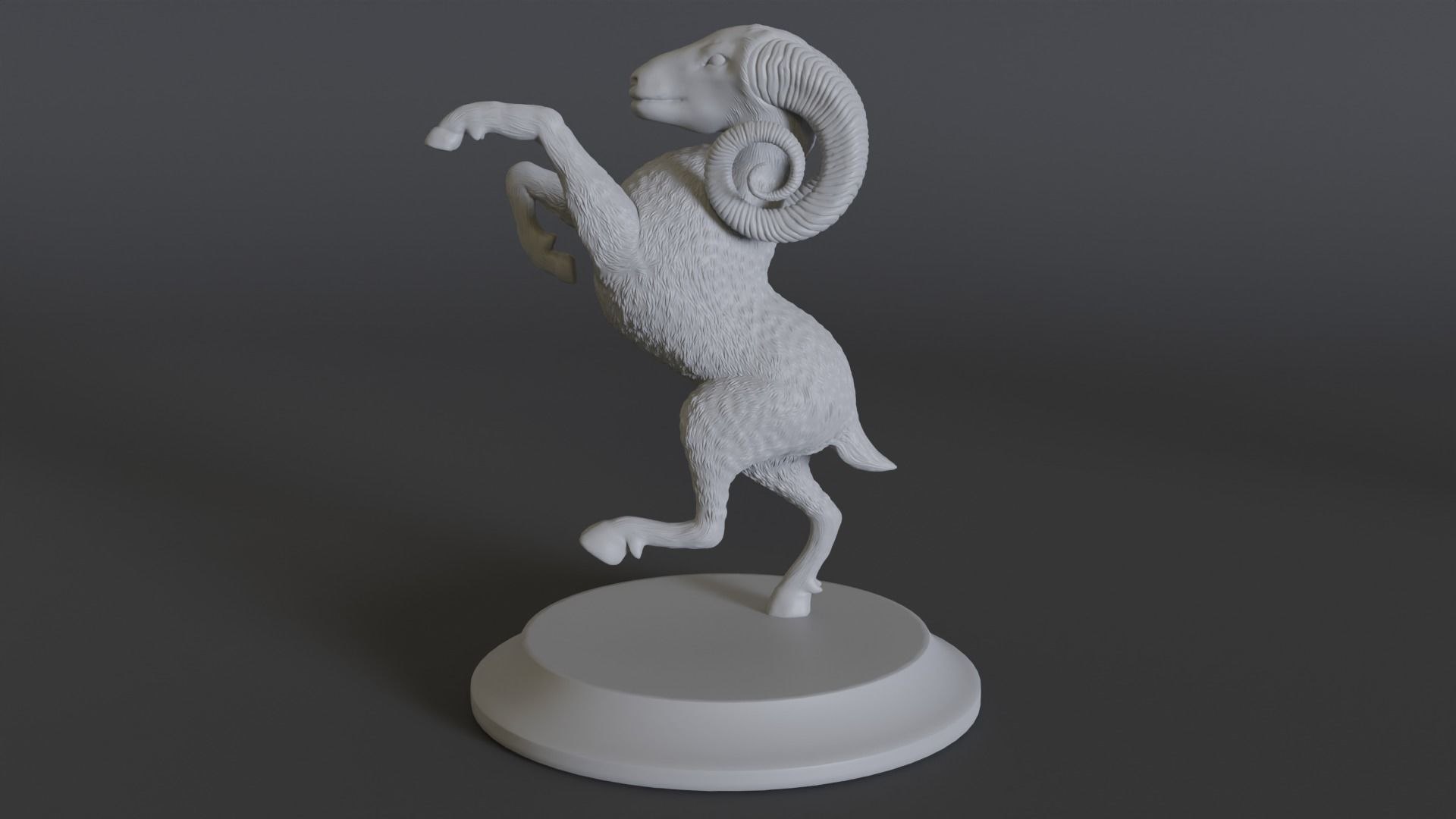 3D Model Ram Animal 3D Model - TurboSquid 2160068