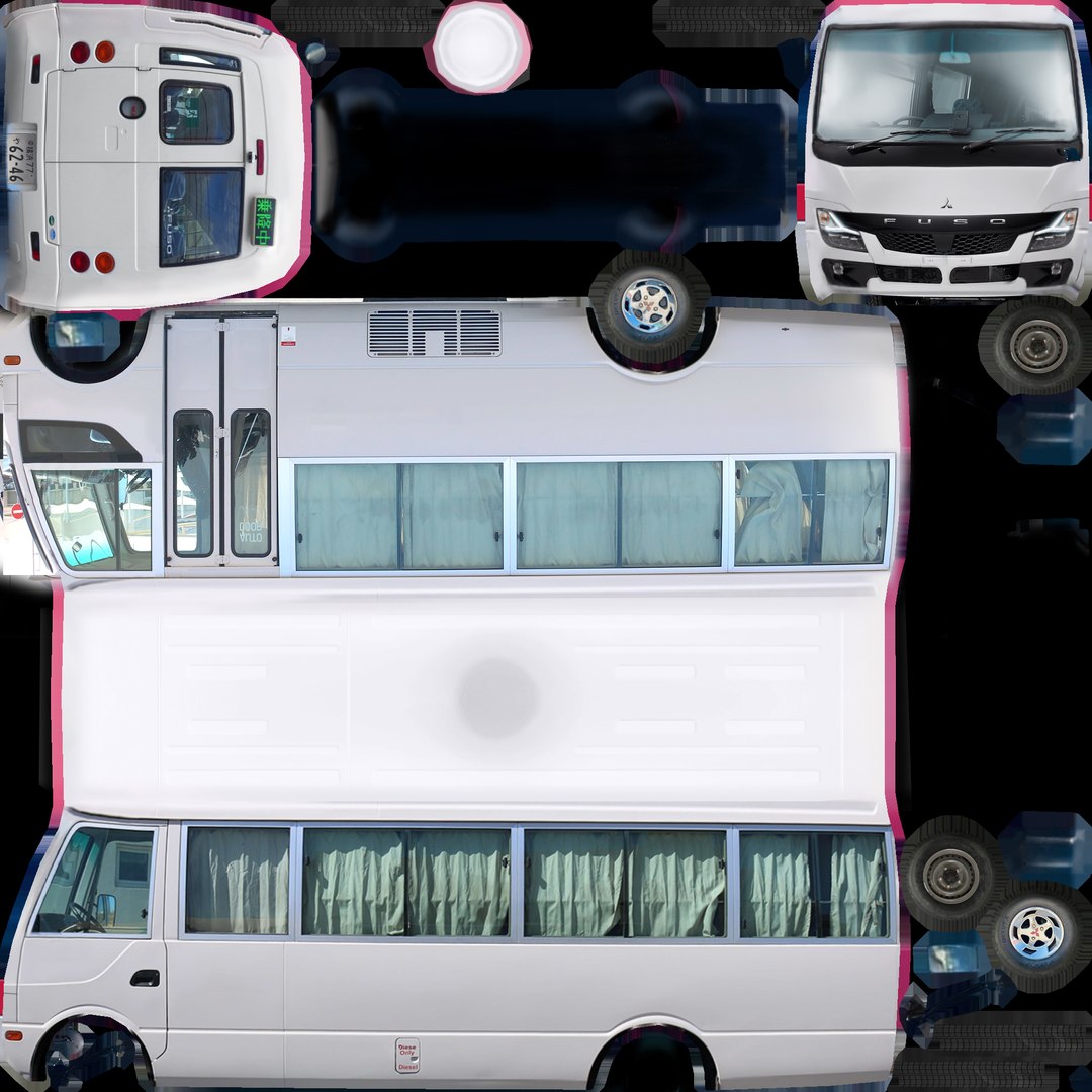 Mitsubishi Fuso Rosa 2020 Model - TurboSquid 1992733