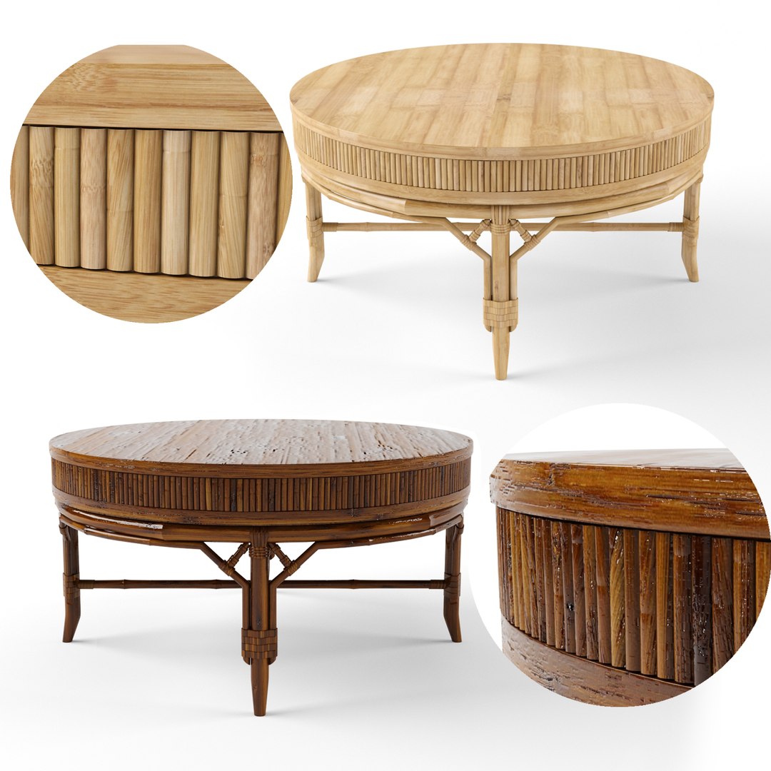 Beach Coffee Tables 3D Model - TurboSquid 1636846