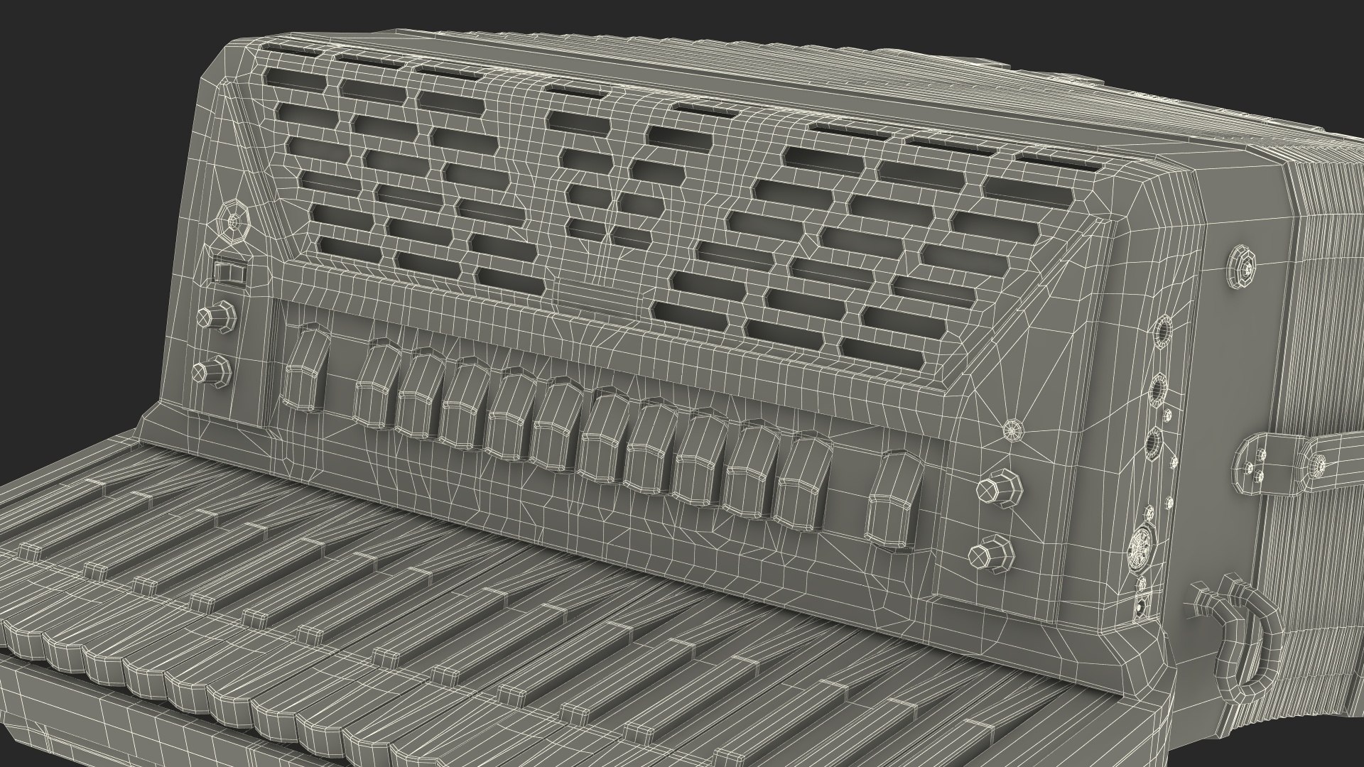 3D Accordion Electronic Musical Instrument - TurboSquid 2062979