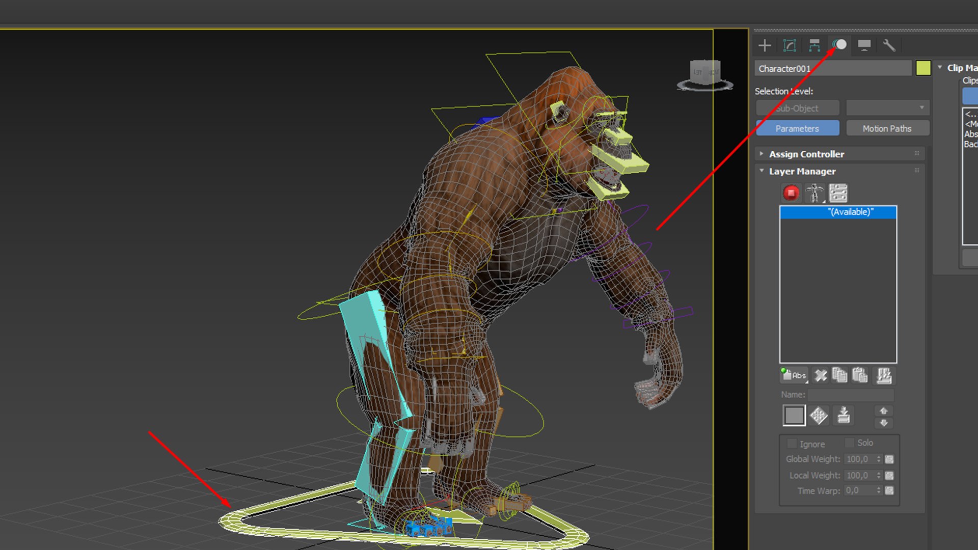 3D Gorilla Bear Rig High-poly Textured - TurboSquid 2340440