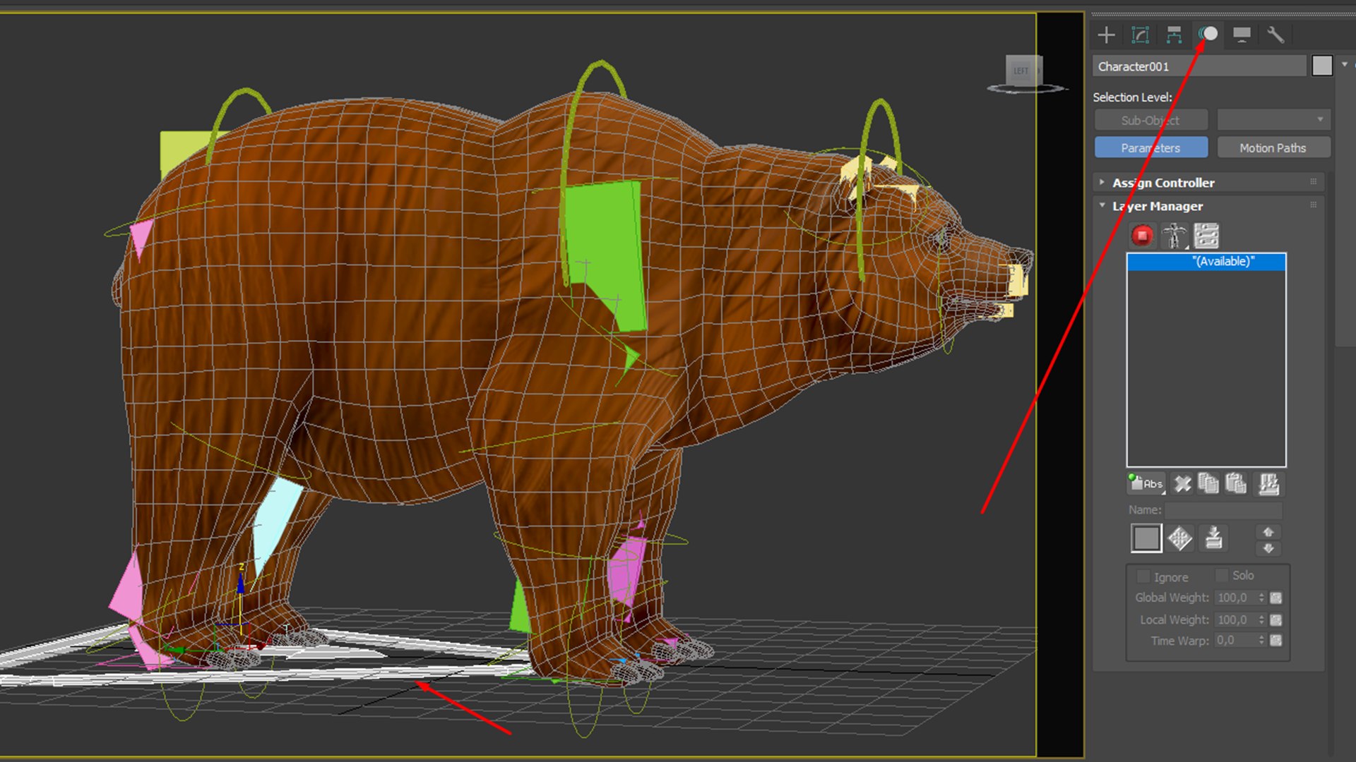 3D Gorilla Bear Rig High-poly Textured - TurboSquid 2340440