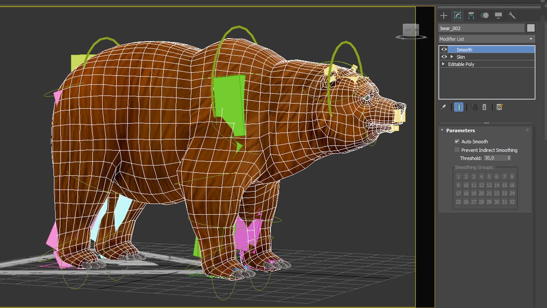 3D Gorilla Bear Rig High-poly Textured - TurboSquid 2340440