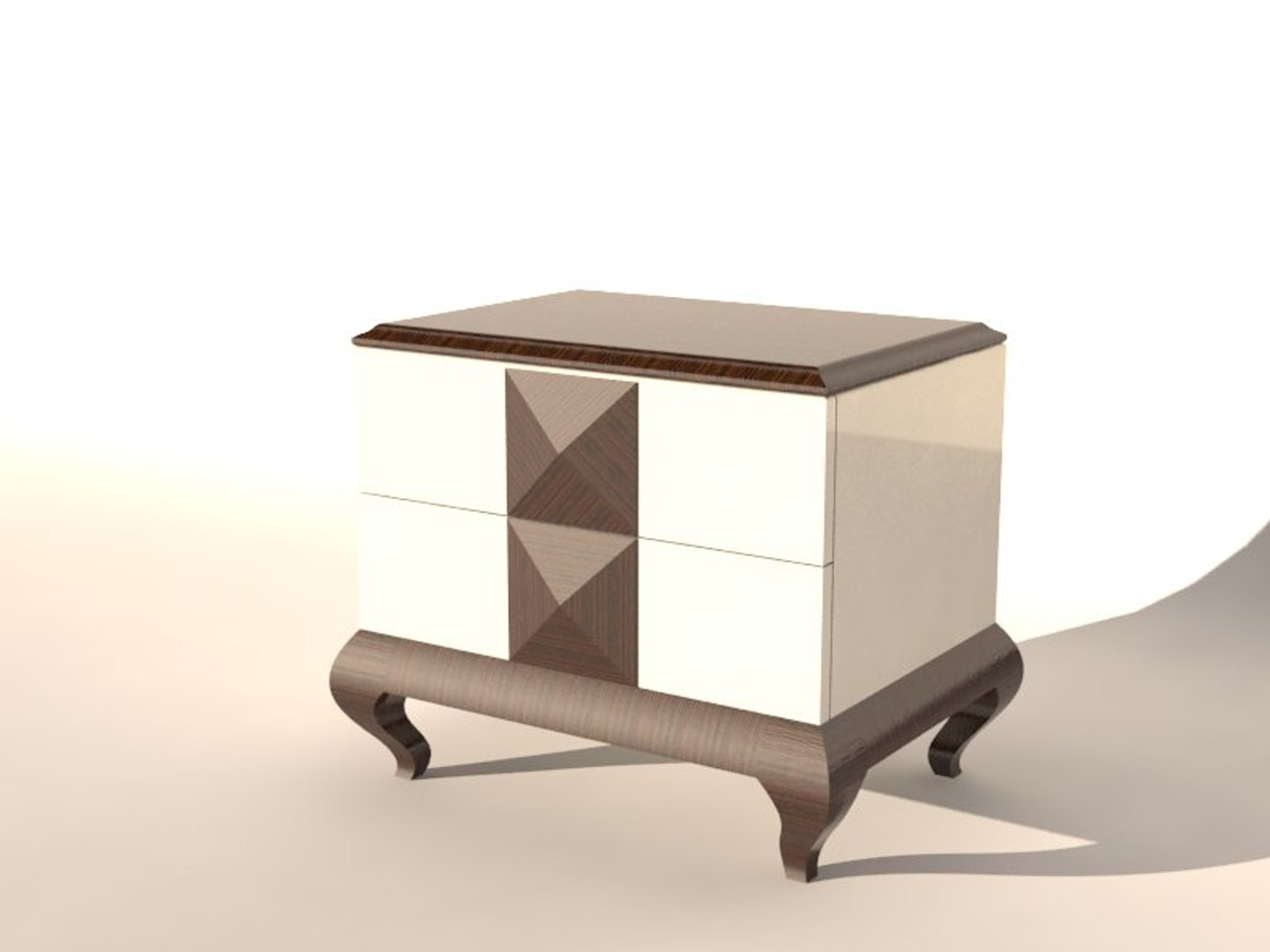 3d Model Bedside Table