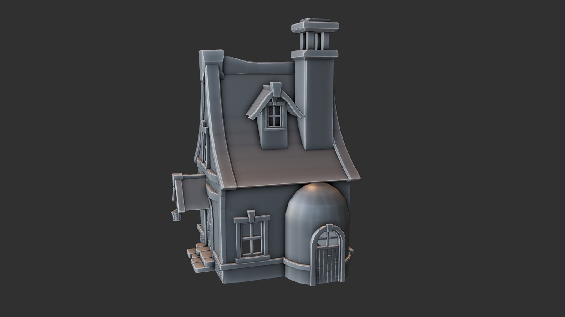 Stylized Fantasy House Pack Low Poly 3D Medieval Desert Houses Low-poly ...