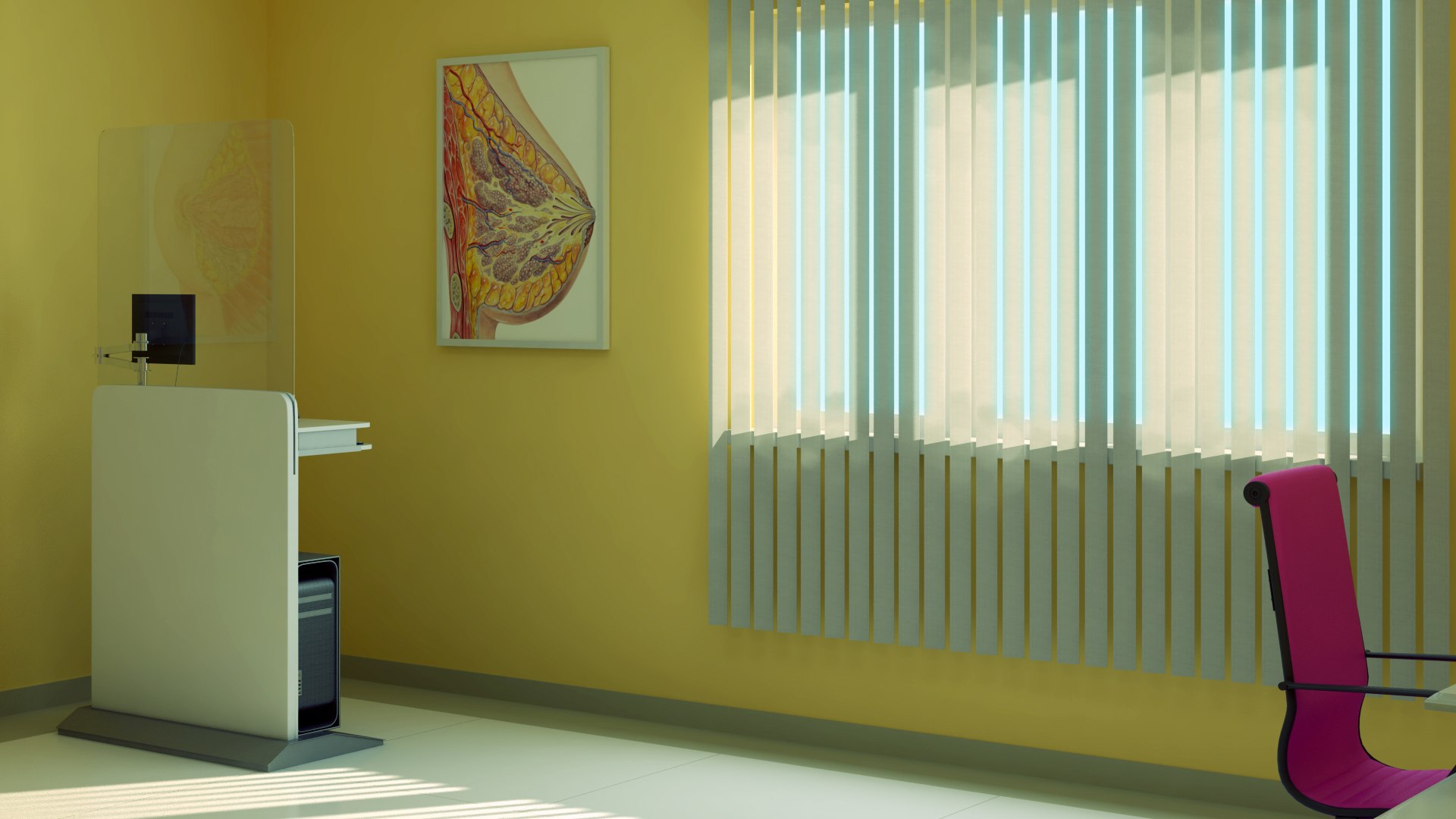 3d Model Mammography Room