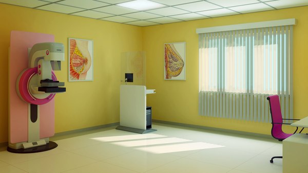 3d model mammography room