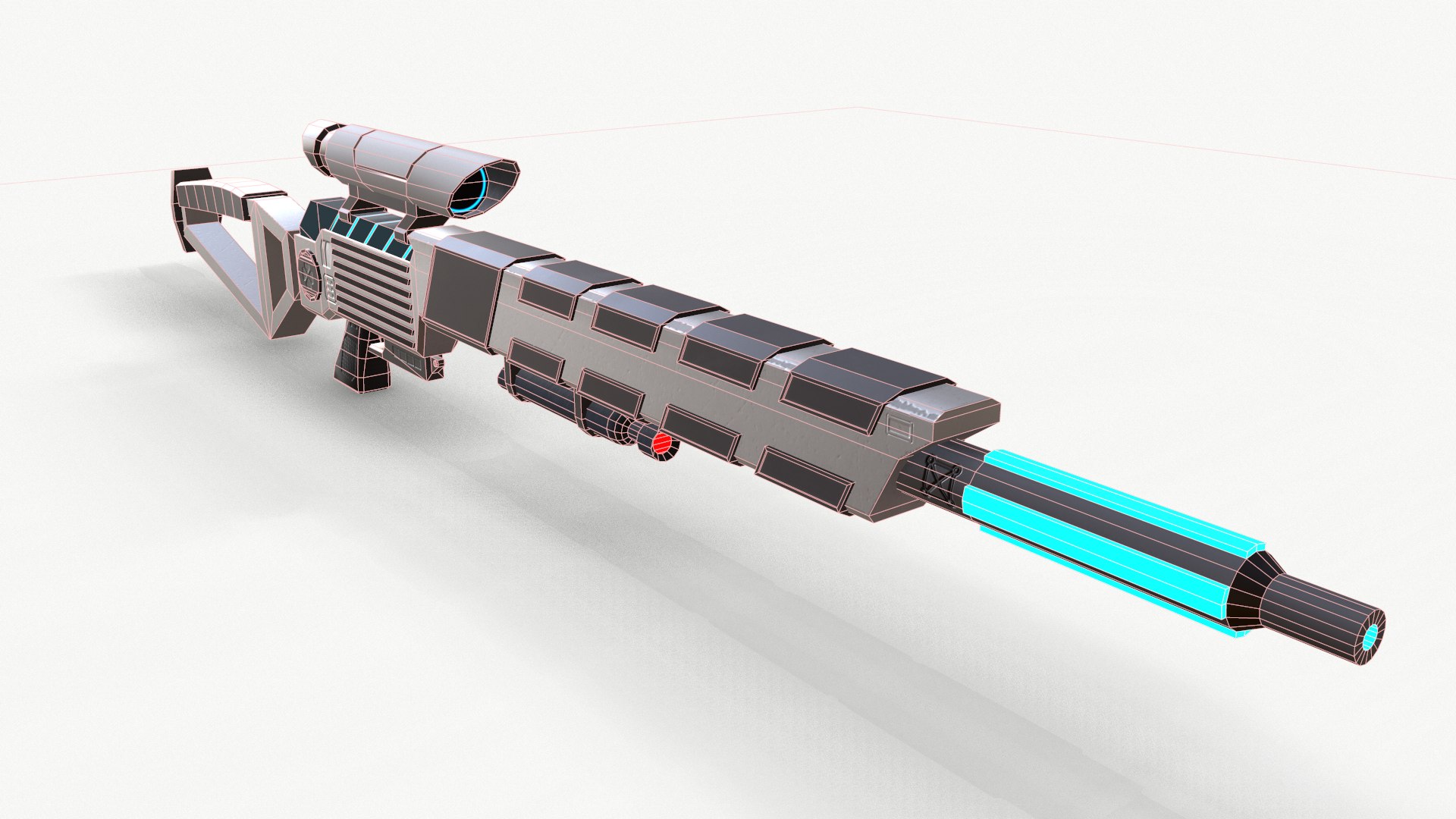 Sci-fi Weapon 3D Model - TurboSquid 1198585