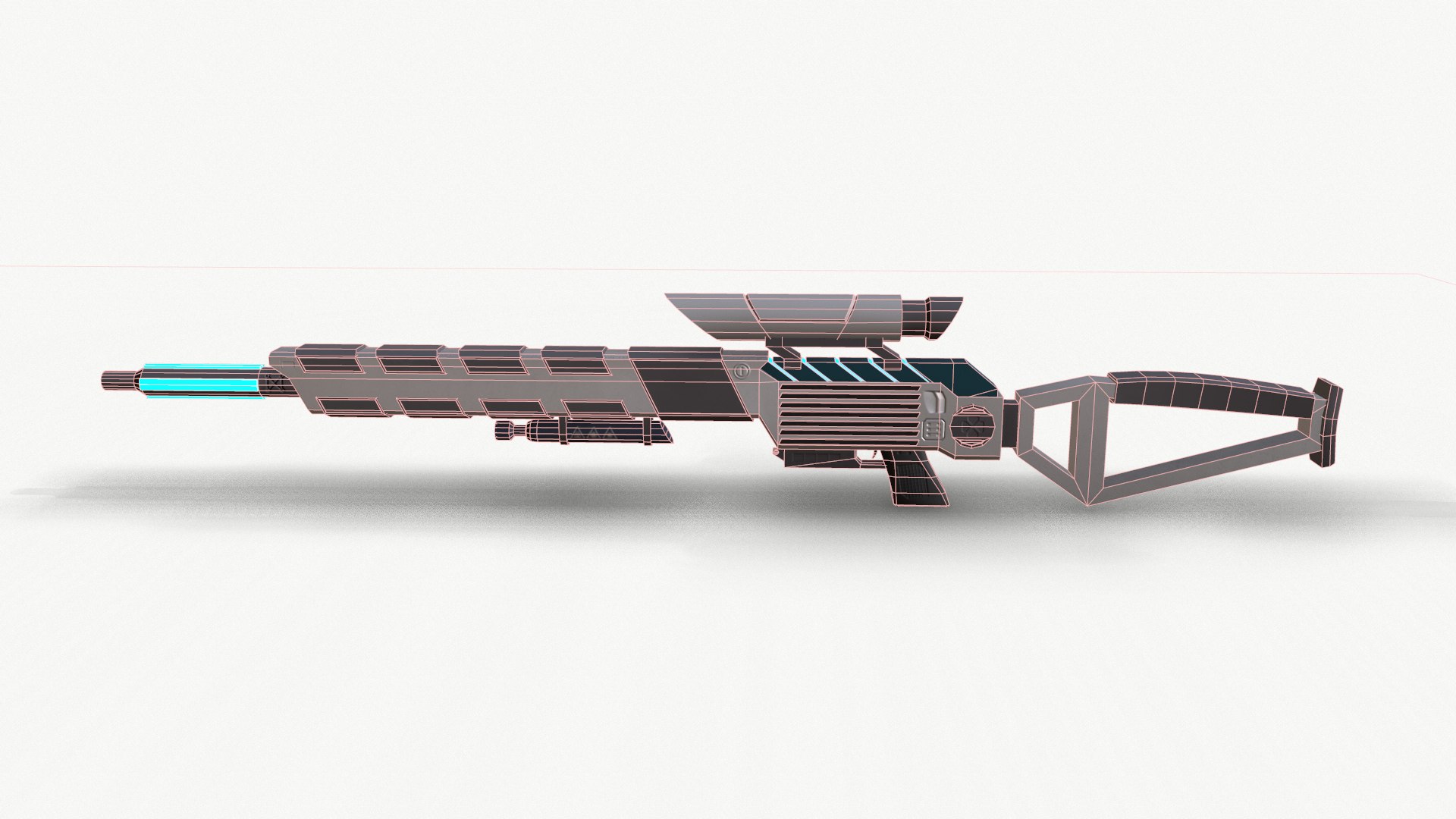 Sci-fi Weapon 3D Model - TurboSquid 1198585