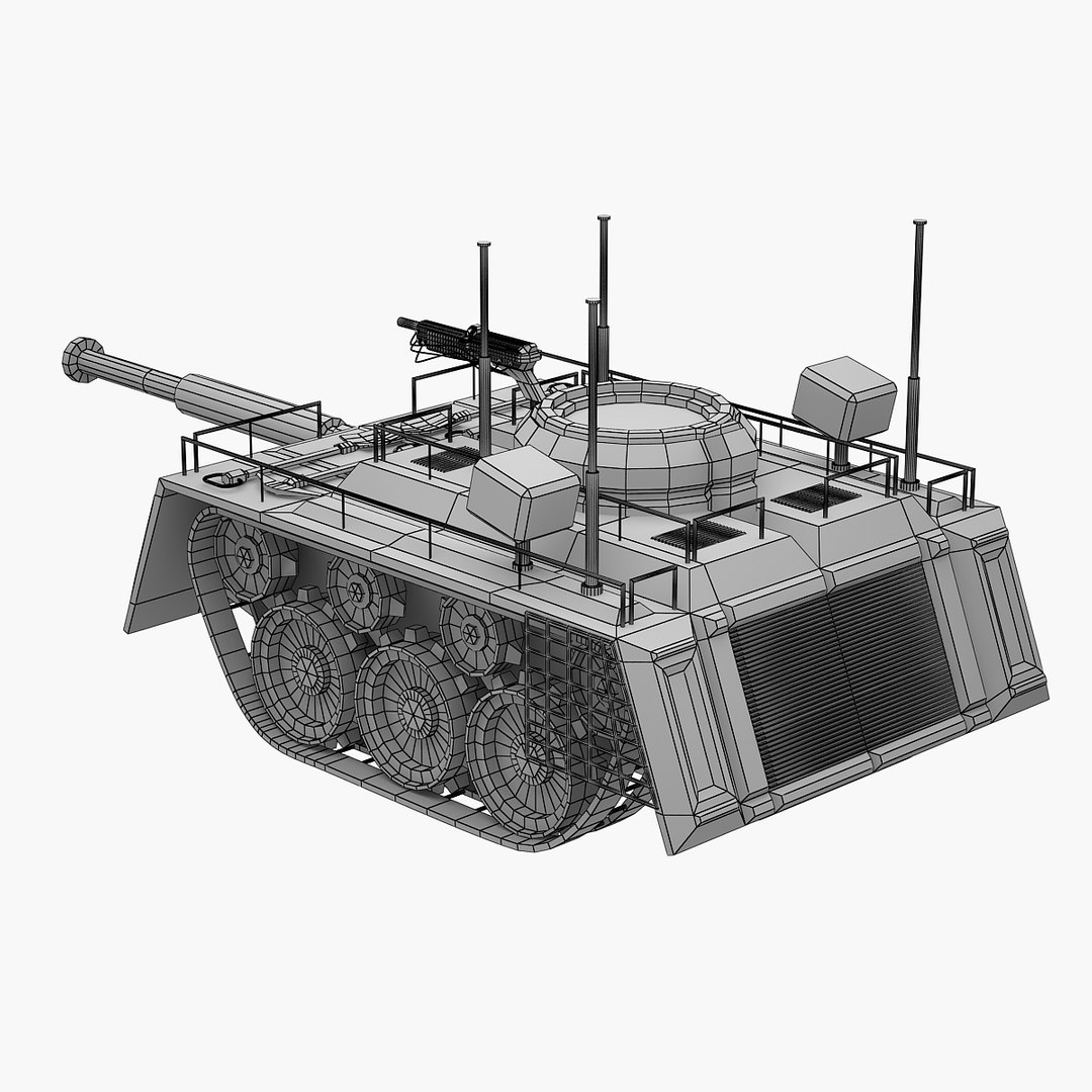3D Model Tank 03 - TurboSquid 1869591