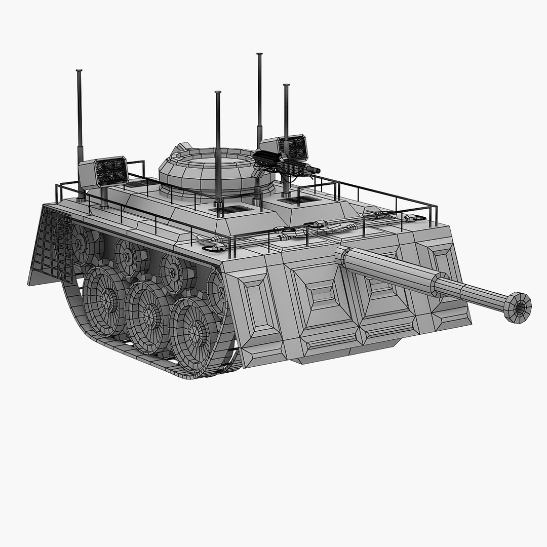 3D Model Tank 03 - TurboSquid 1869591