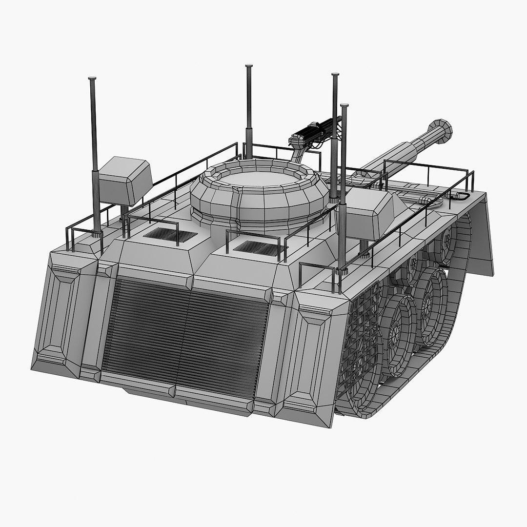 3D Model Tank 03 - TurboSquid 1869591