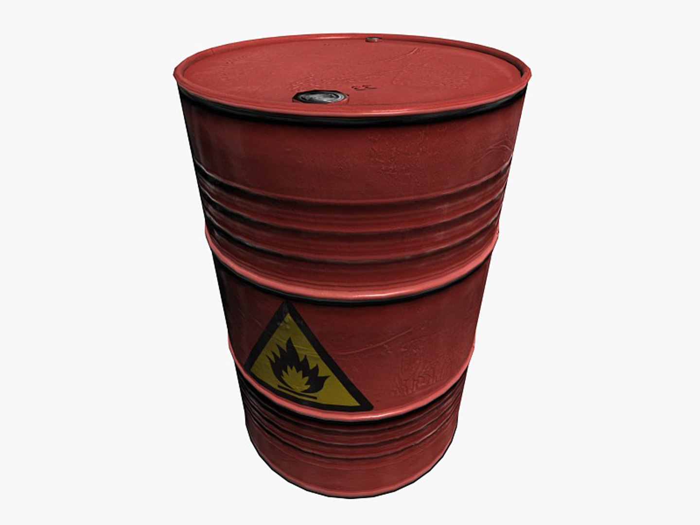 3d Texturematic Metal Barrel - Model