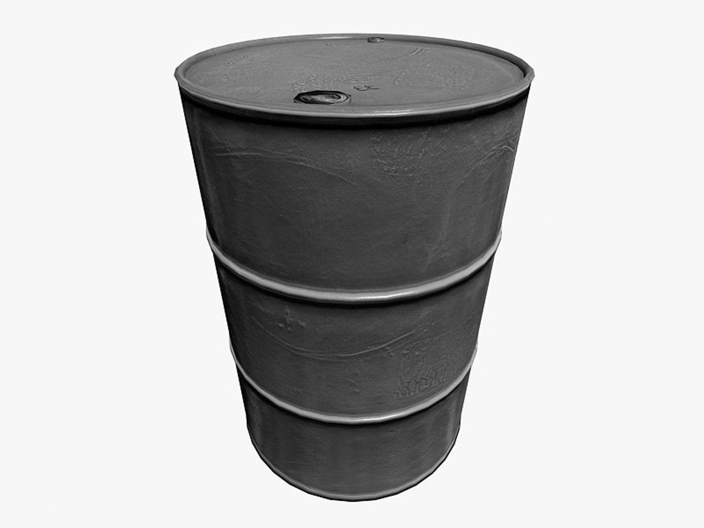 3d Texturematic Metal Barrel - Model