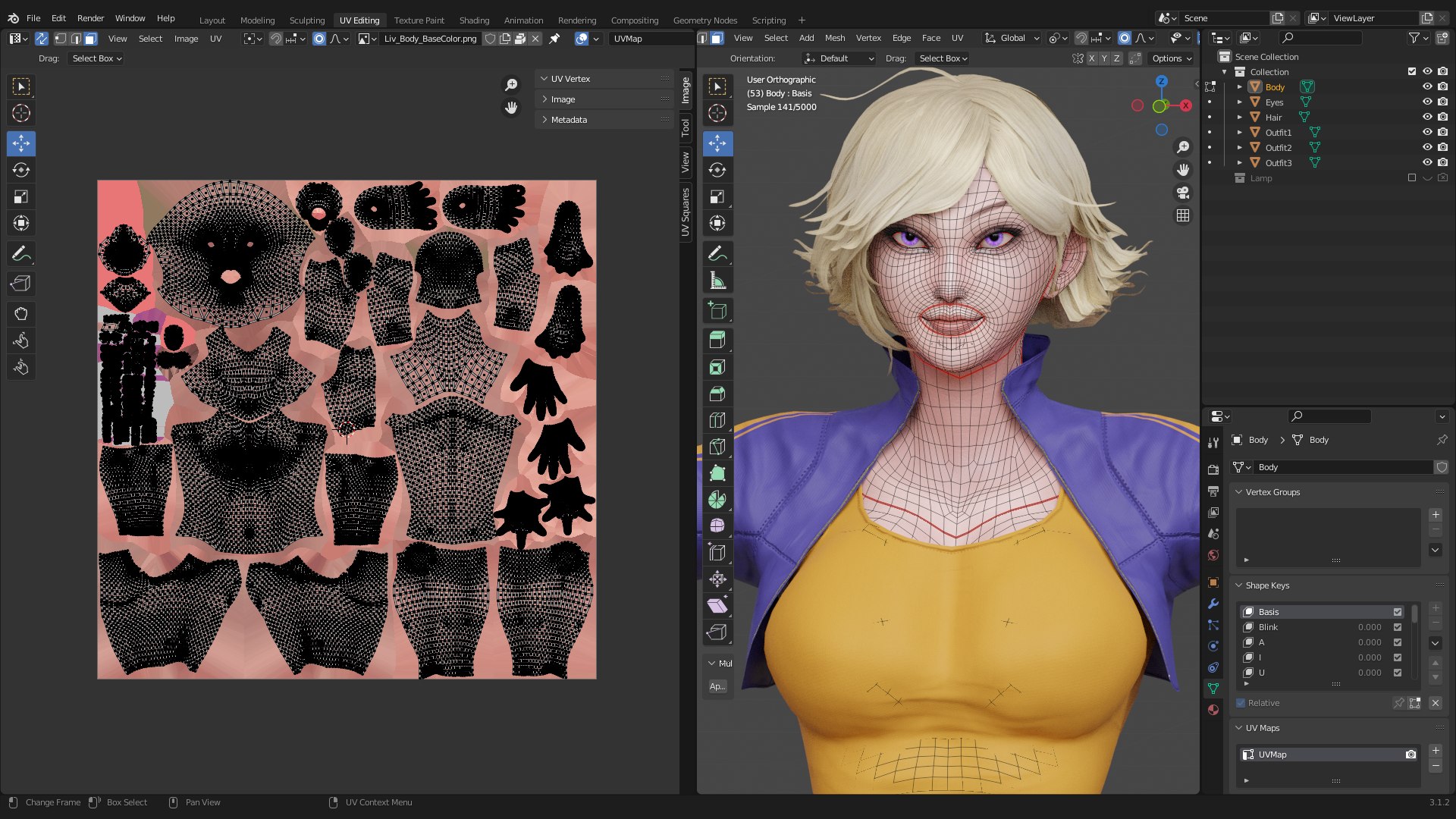 Stylized Female Fighting Character - Liv 3D Model - TurboSquid 2421274