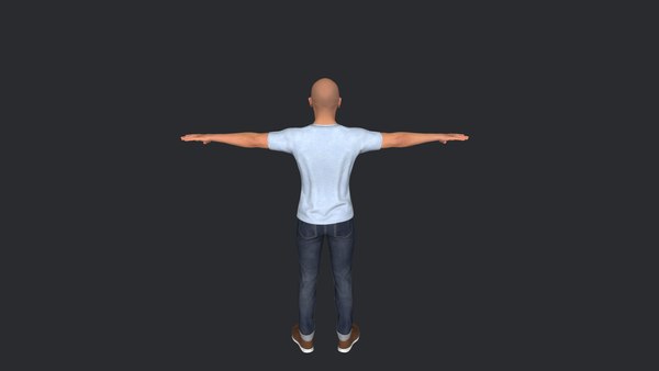 modelo 3d pitbull Cantante Hiperrealista Cuerpo completo Personaje 3D ...