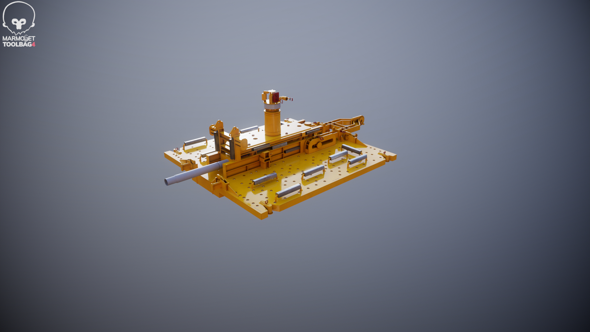 3D Generic Subsea Hub PLET Model - TurboSquid 2296211