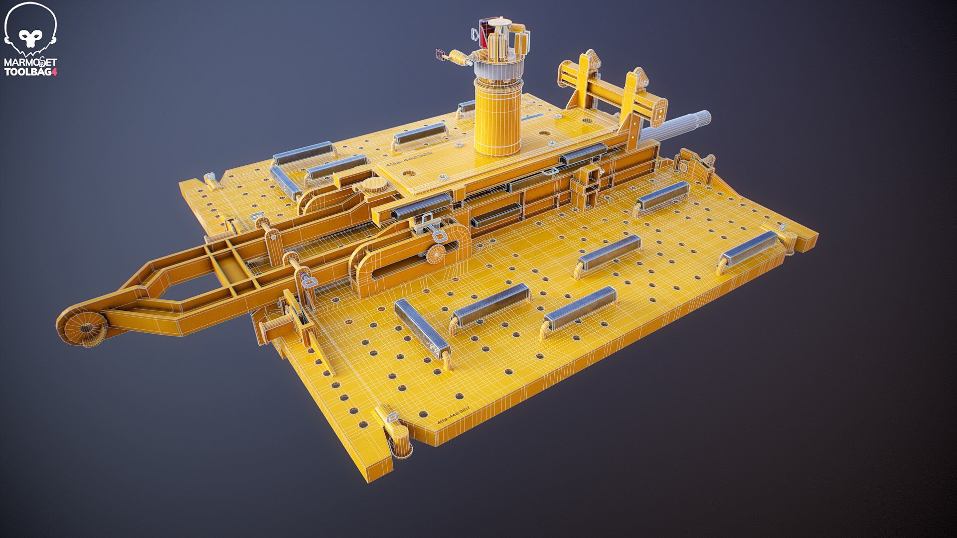 3D Generic Subsea Hub PLET Model - TurboSquid 2296211
